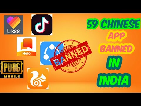 59 Chinese app ban|| India ban 59 Chinese app - YouTube