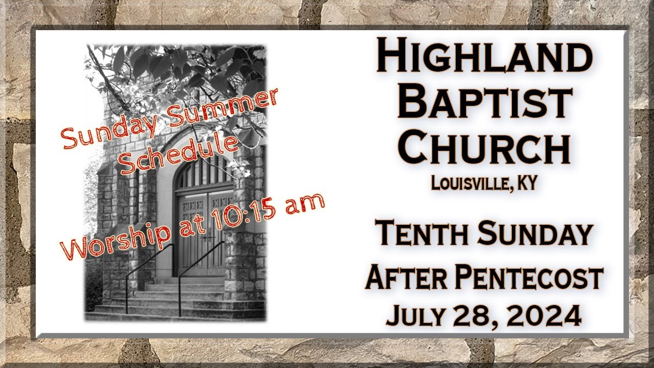 Sunday, July 28, 2024 - YouTube