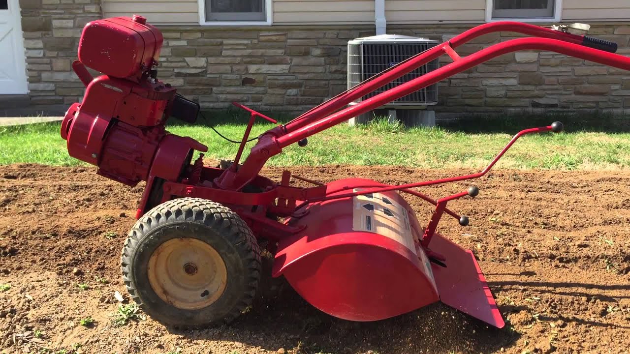 Troy Built Horse Rototiller 1974? - YouTube