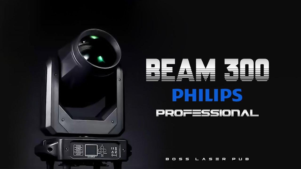 ไฟมูฟวิ่งบีม Beam 300W Full Color Philips - YouTube