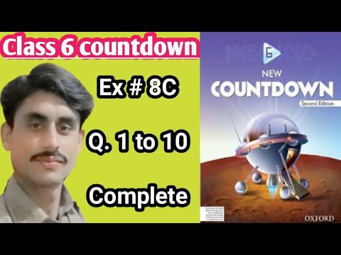 oxford countdown Mathematics class 6 || Ex 8c Q. 1 to 10 complete ...
