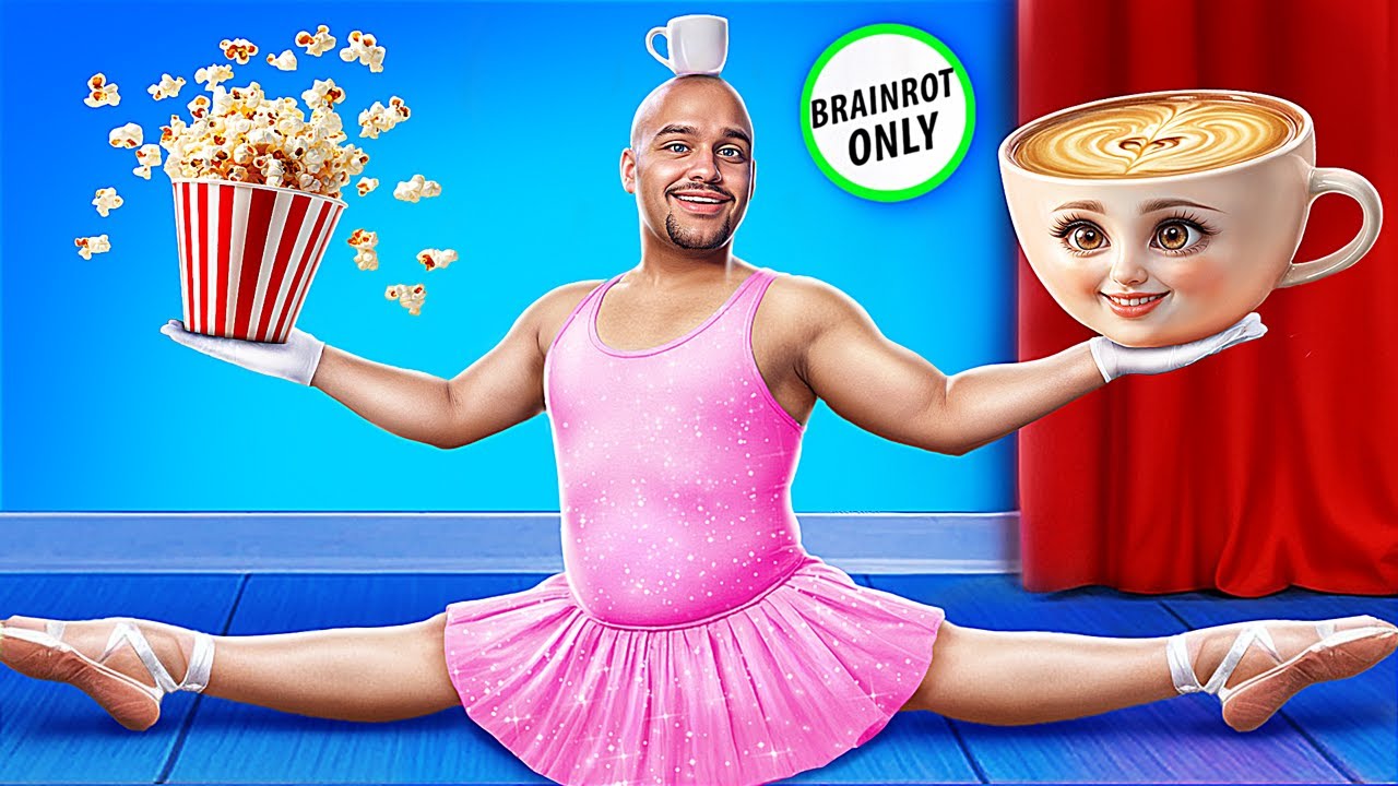Fake vs Real Ballerina Cappuccina! Easy Sneaking Into the Movies ...