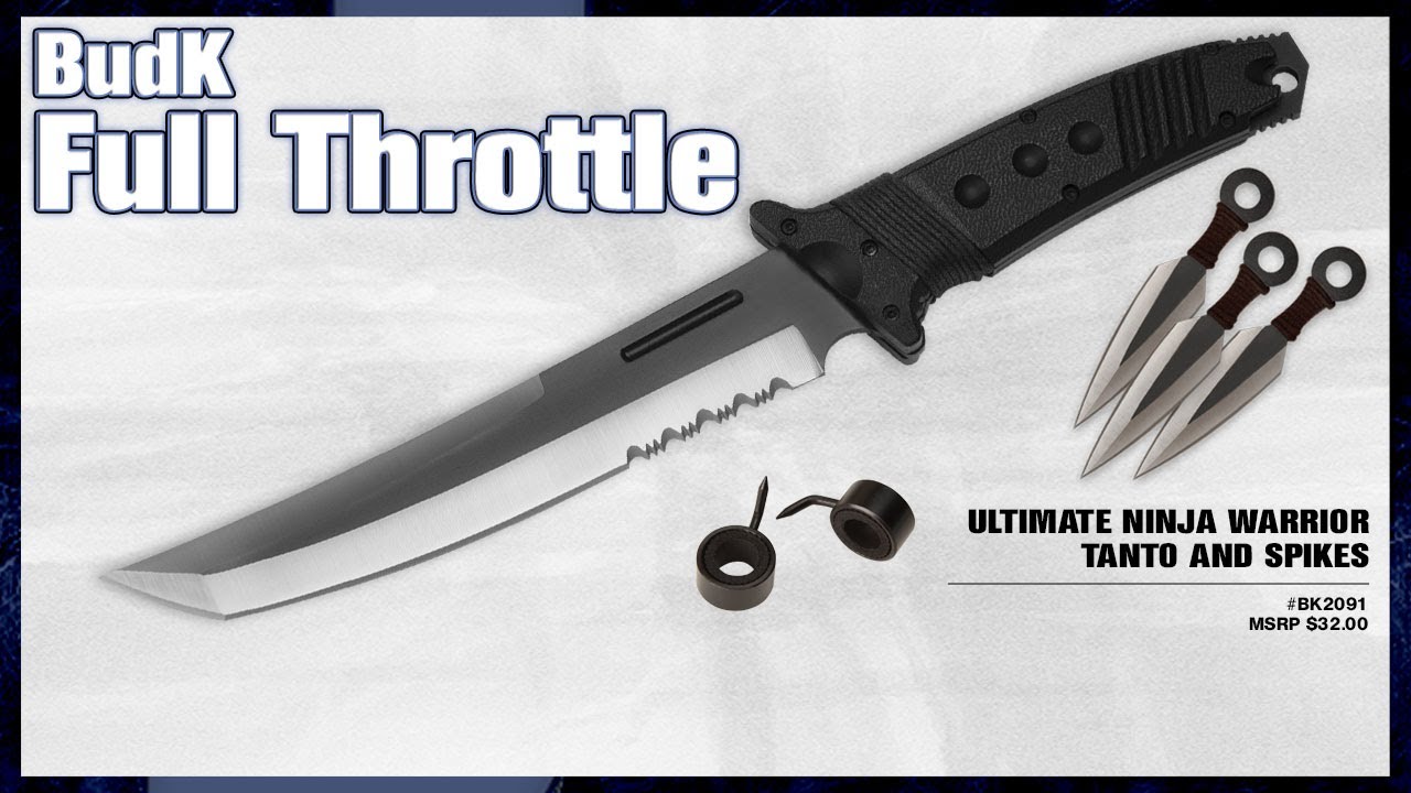 Ultimate Ninja Warrior Tanto And Spikes - YouTube