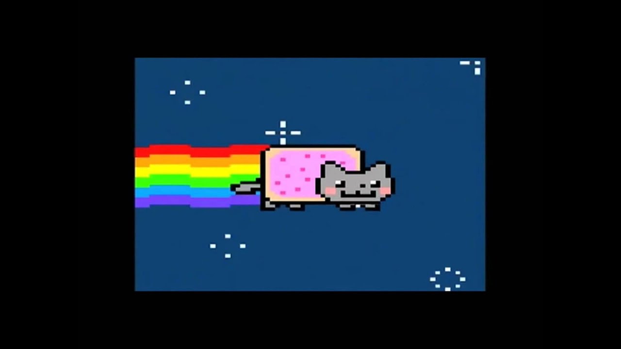 Nyan cat slowed - YouTube