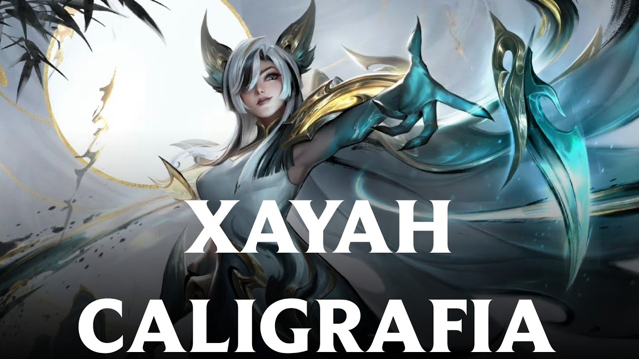 XAYAH CALIGRAFIA WILD RIFT PREVIEW - YouTube