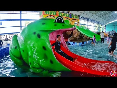Kolam Renang Indoor FUNPARK THB - Taman Harapan Baru Bekasi