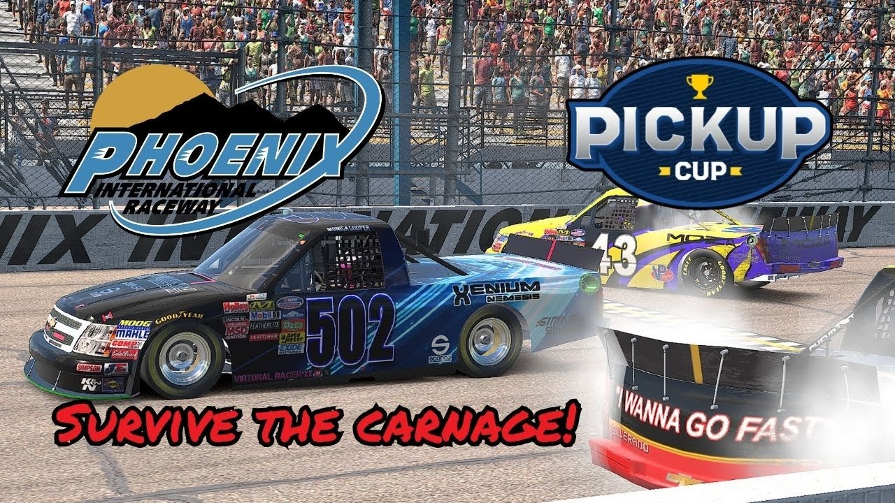 NASCAR Pick Up Cup at Phoenix | iRacing Chevrolet Silverado - YouTube