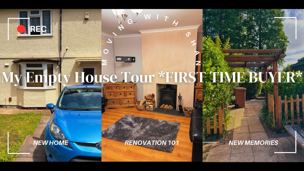 My Empty House Tour *FIRST TIME BUYER* - YouTube