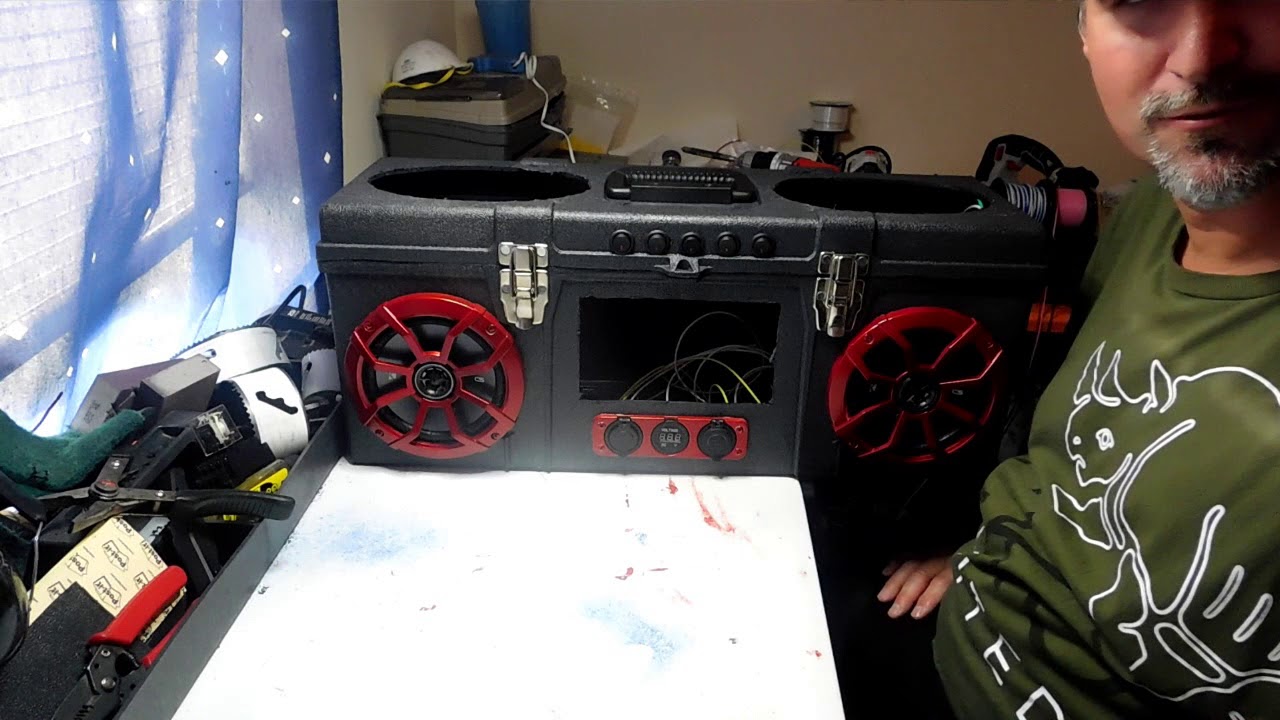 DIY Mega Boom Box Part 2 and parts list - YouTube