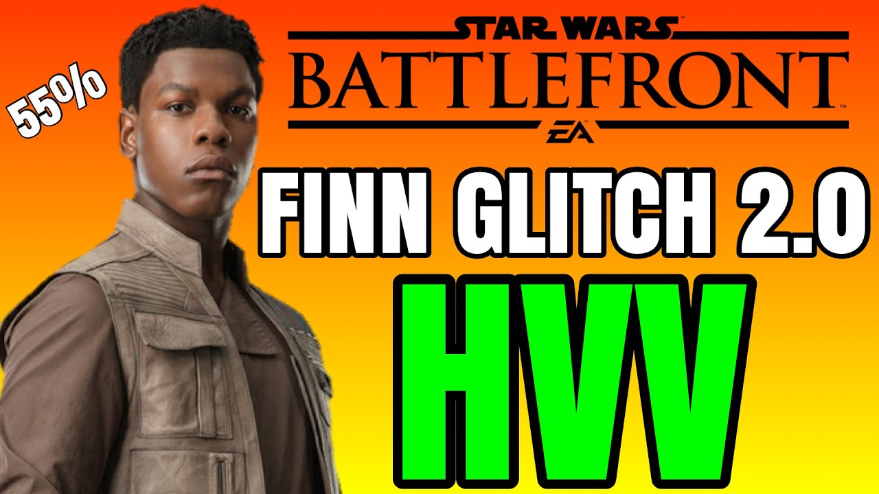 BATTLEFRONT 2 FINN GLITCH 2.0 ON HVV - YouTube