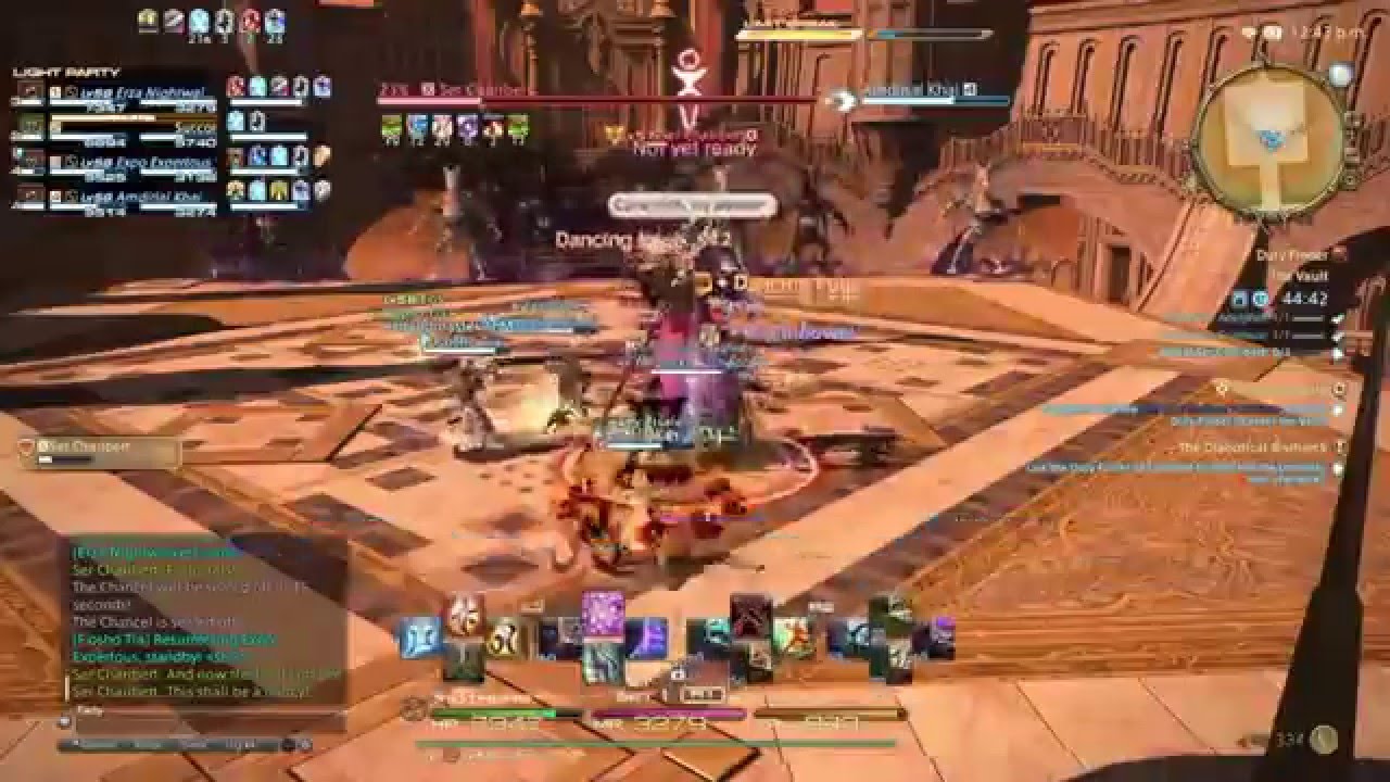 FFXIV HW: The vault savage! NO TANK! Last boss! - YouTube