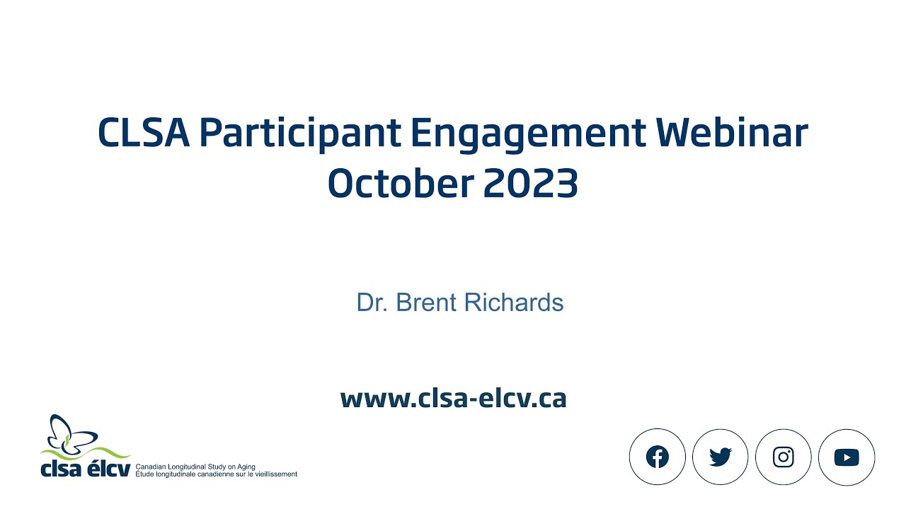 CLSA Participant Engagement Webinar | Part 4: CLSA and Personalized ...