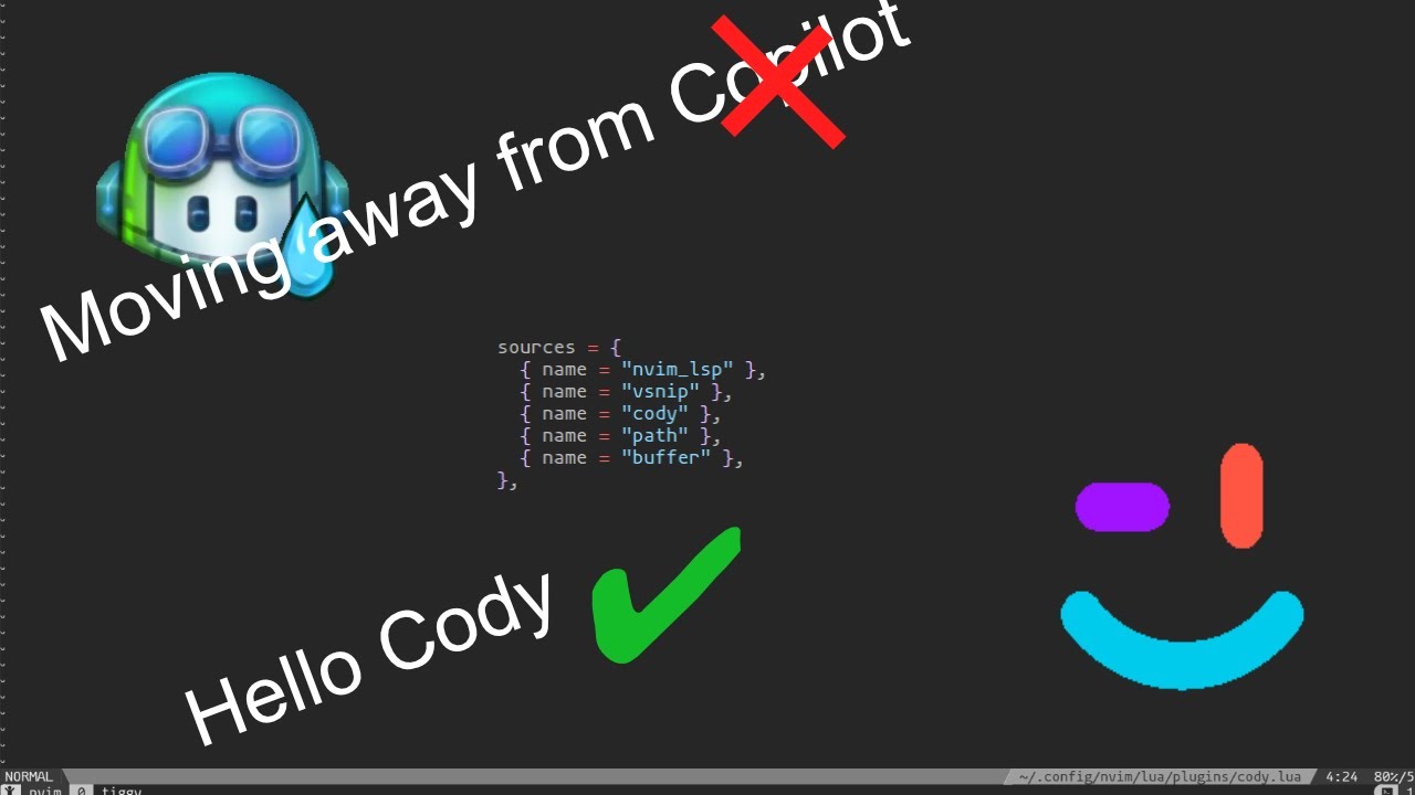 First Glance At Cody Coding Assistant For Neovim Youtube