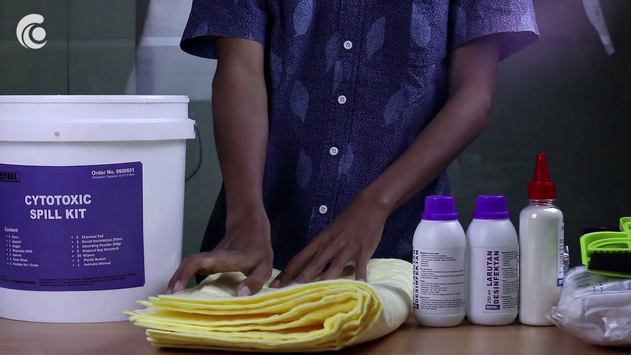 DEVALL Cytotoxic Spill Kit - Spill Kit untuk Kemoterapi - YouTube