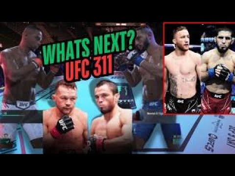 WHATS NEXT FOR FIGHTERS AFTER UFC 311 UMAR VS PETR YAN, JAMAL VS ...