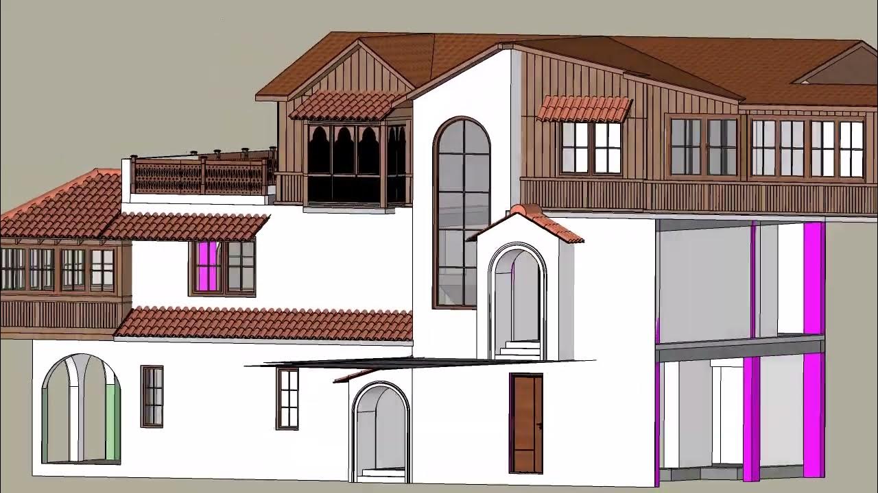 Exterior Elevation | 95.02 | Unrendered | MKSS-CAD Studio - YouTube