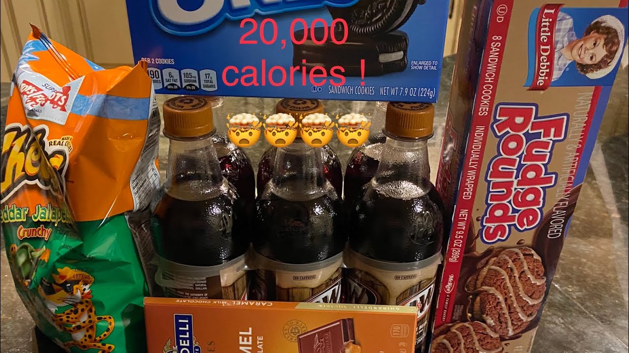 20,000 calorie challenge! - YouTube