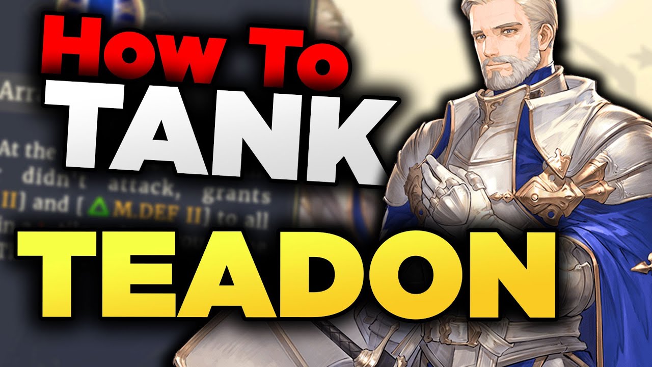 TANKING WITH TEADON!! Sword of Convallaria Teadon Tanks LIKE NO ONE ...