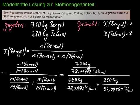 Stoffmengenanteil - YouTube