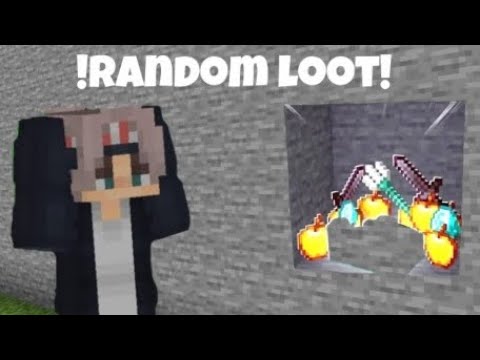 Minecraft but blocks drops random loot!!!! #minecraft #viralvideo - YouTube