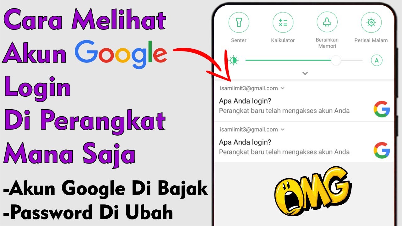 Cara Melihat Akun Google Login Dimana Saja - YouTube