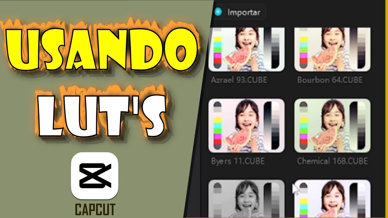 Como Utilizar LUTs no CapCut PC para Gradação de Cores - YouTube