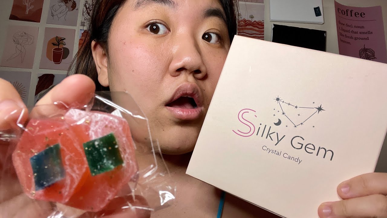 Viral Tik Tok Silky Gem Review Crystal Candy Youtube
