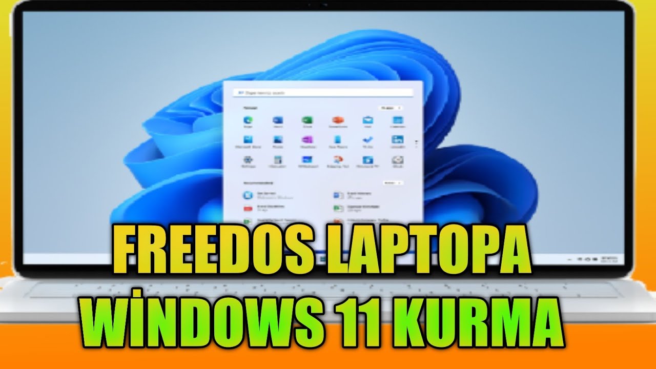 FreeDOS Laptopa Windows 11 Kurma Windows 11 Format - YouTube