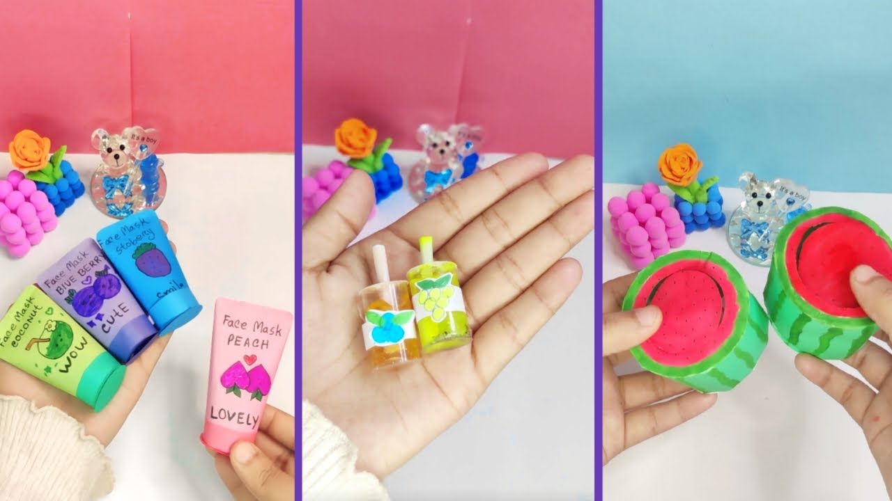 How to make easy paper craft / Cute craft ideas / Easy craft ideas ...