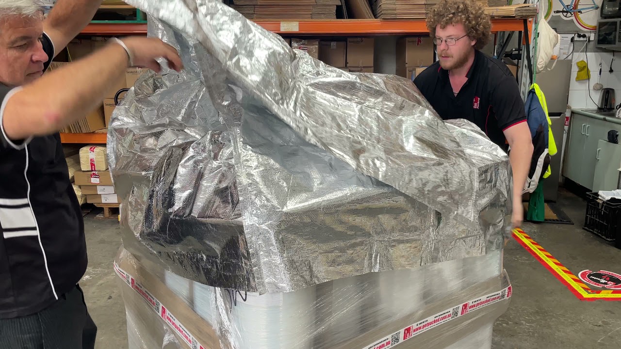 Thermal Pallet Liners - ThermaWeave Pallet Covers - Pallet Covers - YouTube