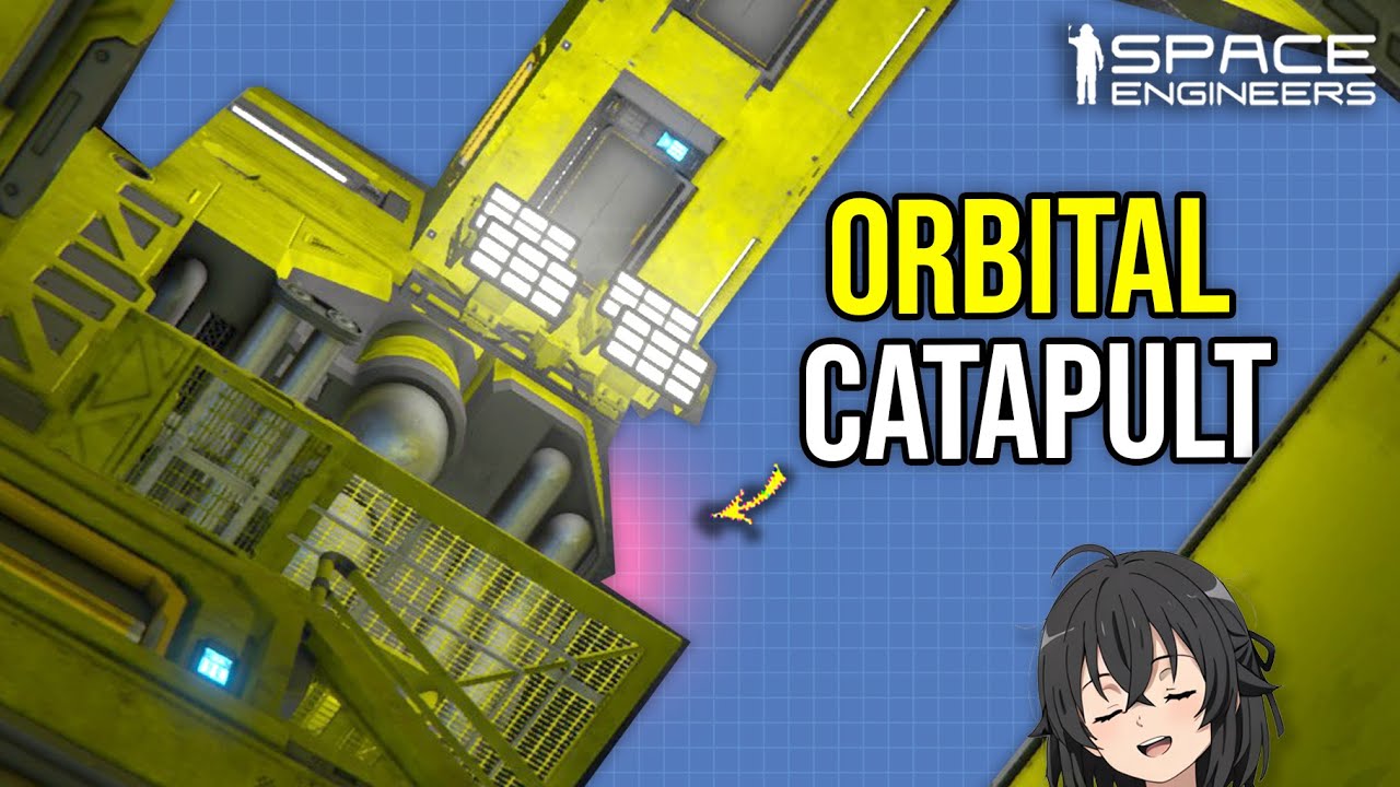 Orbital Catapult Delivery From Asteroid to Planet , Space Engineers ...