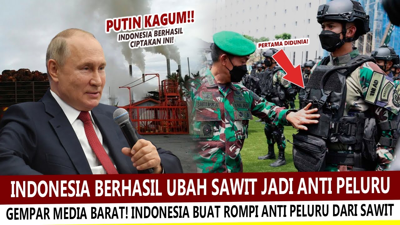 PERTAMA DIDUNIA !! INDONESIA BERHASIL CIPTAKAN ROMPI ANTI PELURU DARI ...