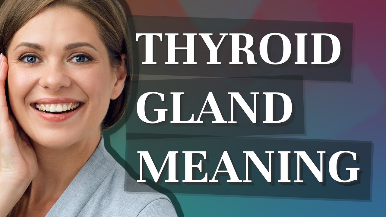 Thyroid gland | meaning of Thyroid gland - YouTube