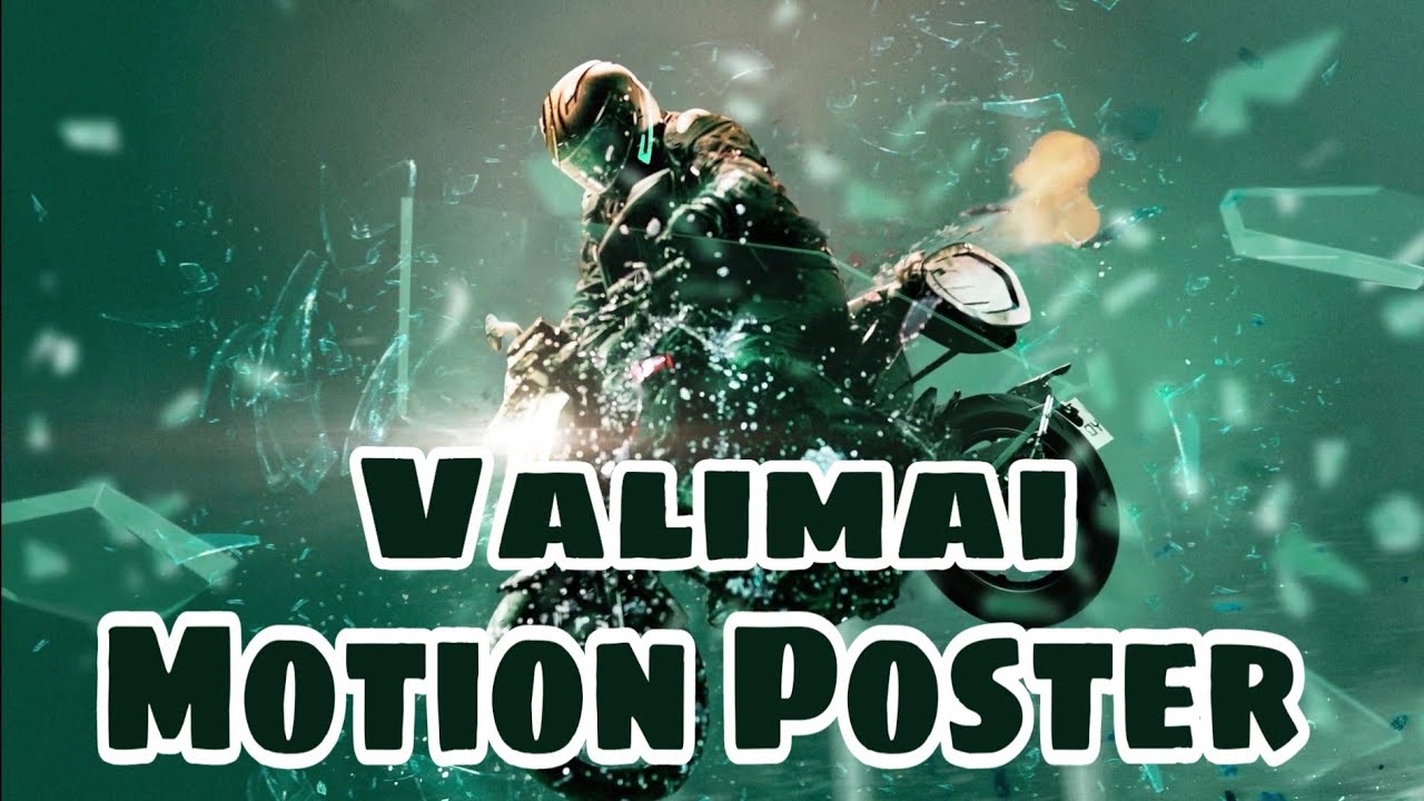 Valimai - Official First Look | Motion Poster | Ajith | Yuvan Shankar ...