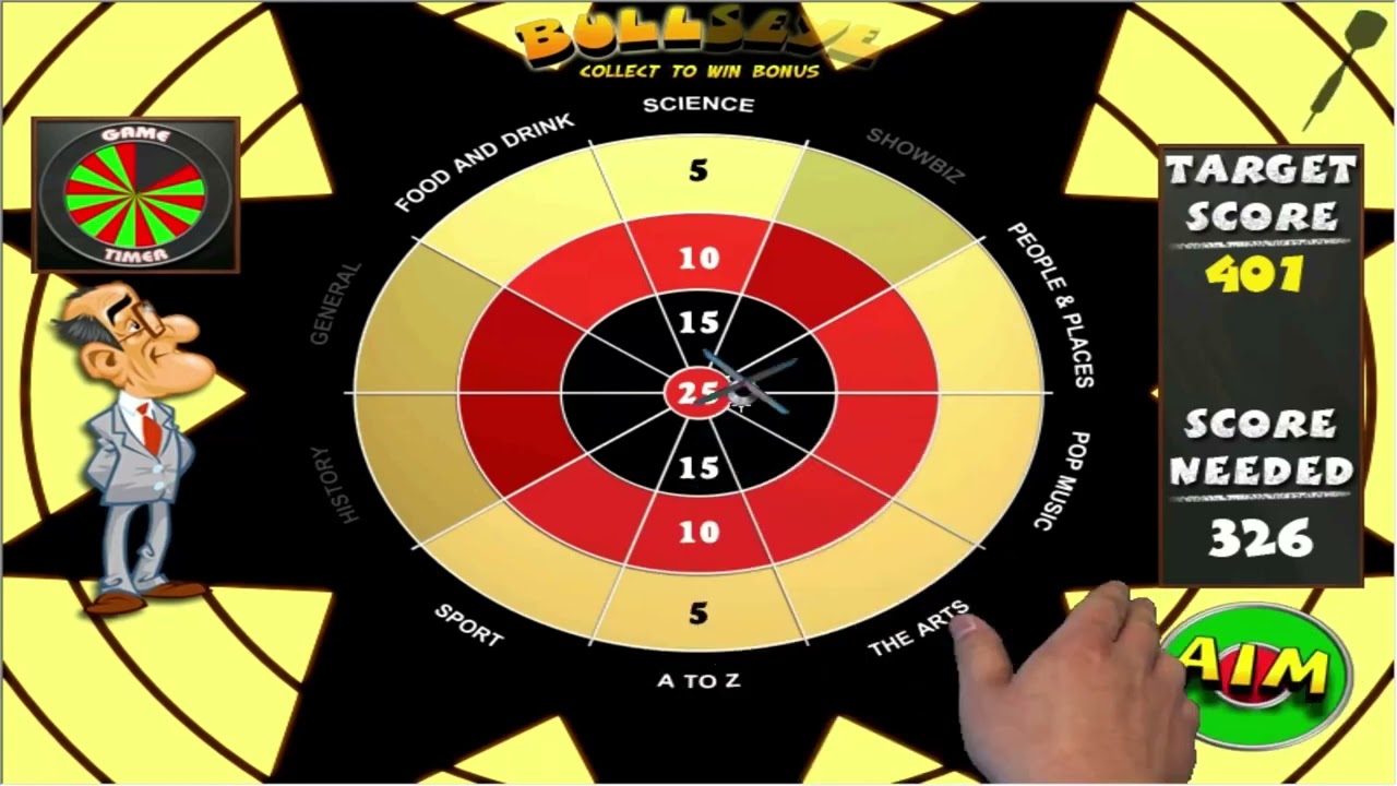 Bullseye Star Prize - Quiz Machine - YouTube