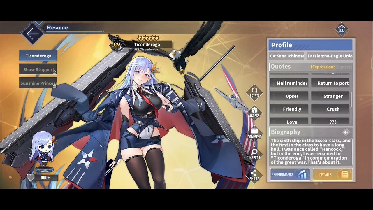 (Azur Lane) Ticonderoga voice-line - YouTube