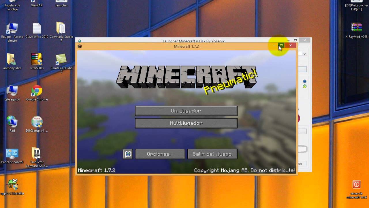 como descargar e instalar xray mod para minecraft 1.7.2 - YouTube