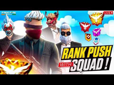 🤩Grandmaster  Live Rank Push ❤️-  Free Fire Telugu Live  - Munna Bhai #MBG