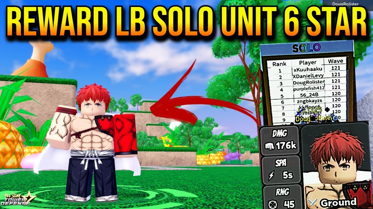 UNIT LEADERBOARD SOLO FLAME SERVANT 6 STAR SHOWCASE ALL STAR TOWER ...