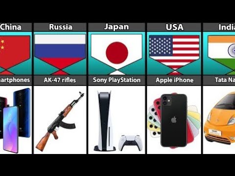 Most Selling Items From Different Countries |Ultimate Info| - YouTube