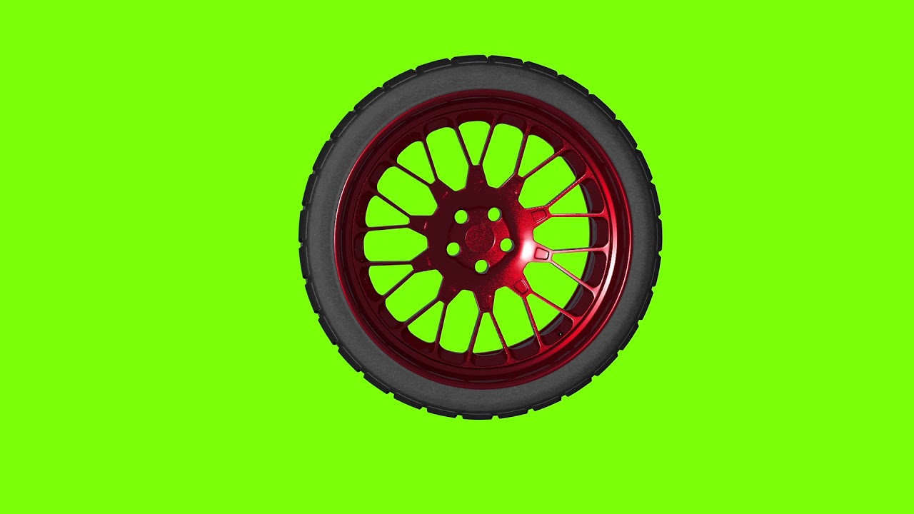 Car Wheel Greenscreen Free HD - YouTube
