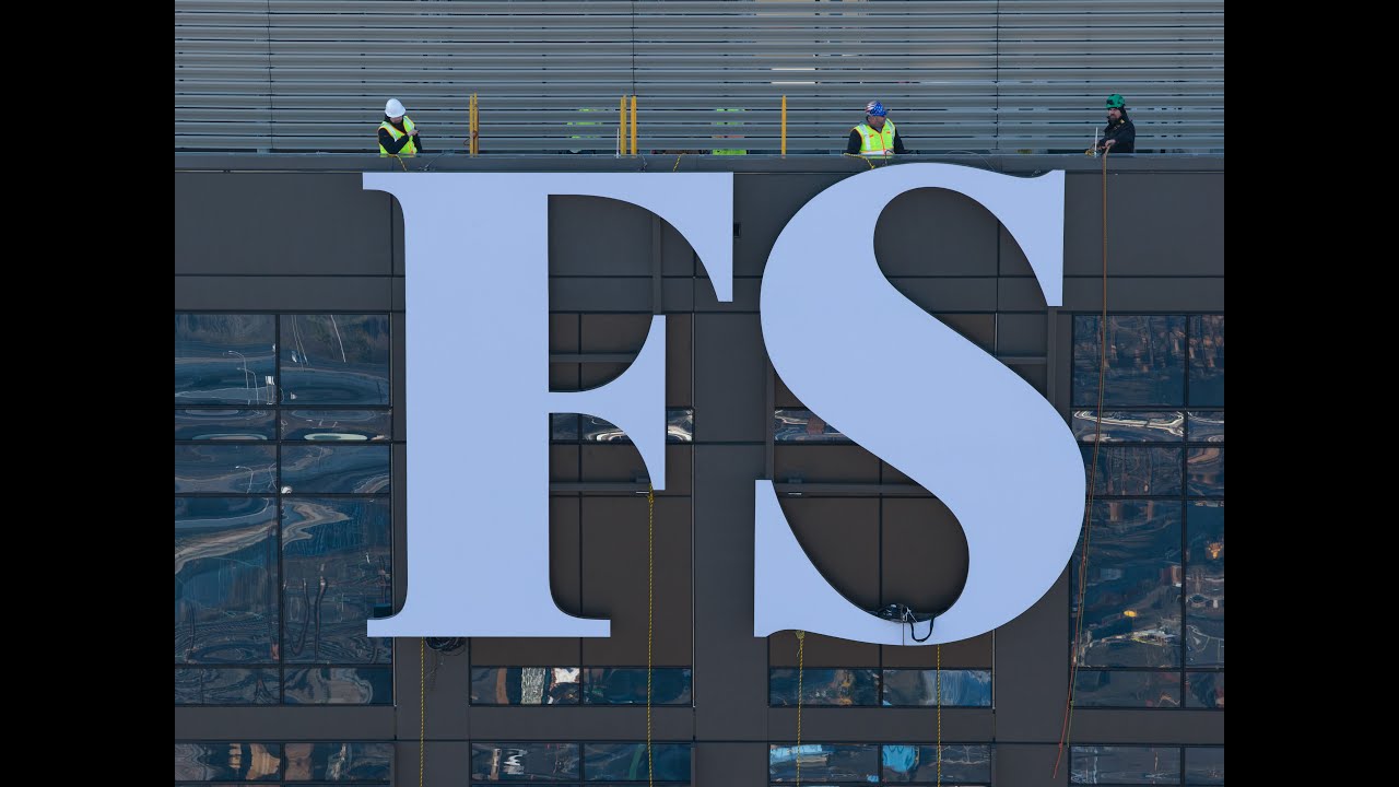 Future Standard’s New High-Rise Headquarters Signage - YouTube