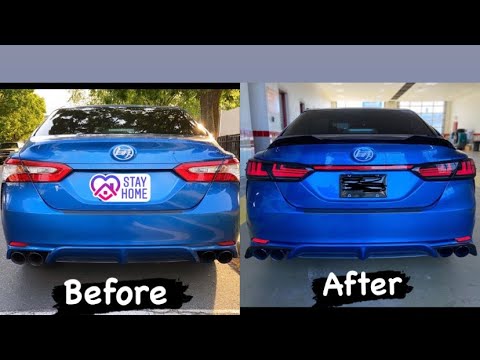 Installing LED V1 Trunk Light Bar on a 2018-2024 Toyota Camry LE/SE/TRD ...