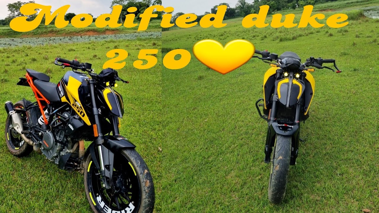 New wrap Kar diya Apni bike par 💛☺️ Best Modified Duke 250 ☺️! #duke250 ...
