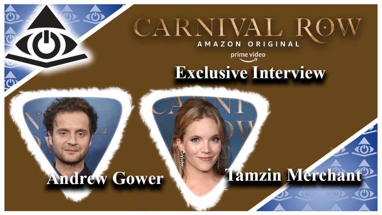Andrew Gower and Tamzin Merchant | CARNIVAL ROW Season 2 | Interview ...
