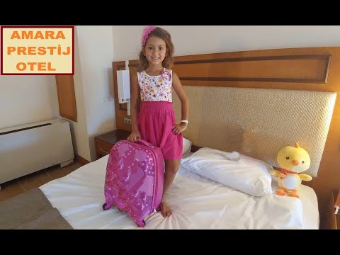 Amara Prestij Hotel Elif Valizini boşaltıyor