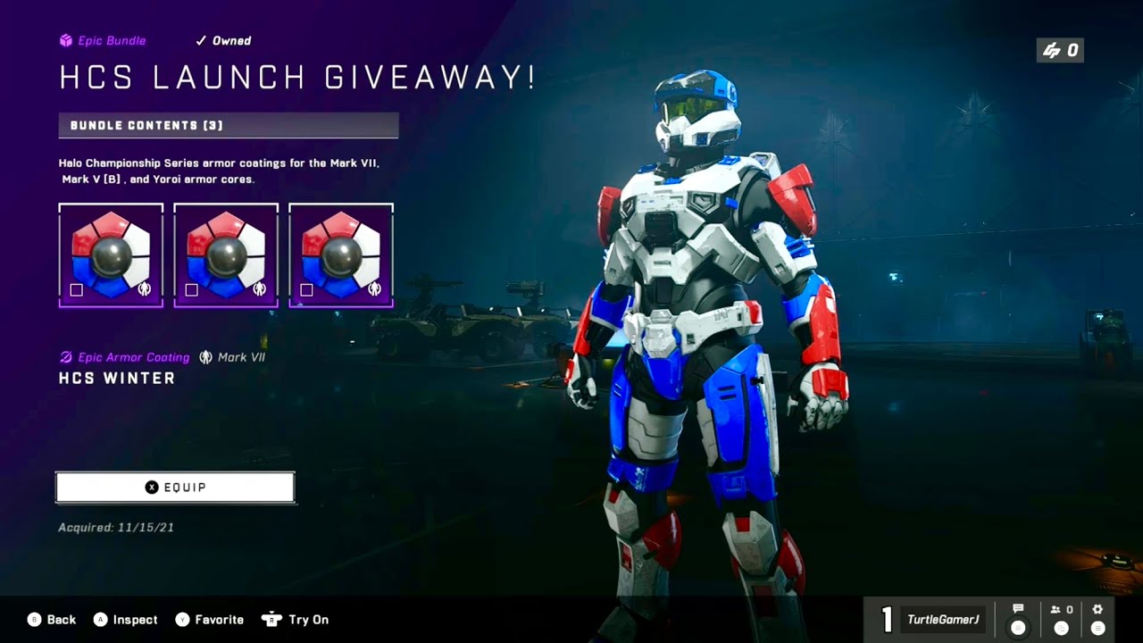 Halo Infinite - How to Get Your Free Armor Coating - HCS Launch ...