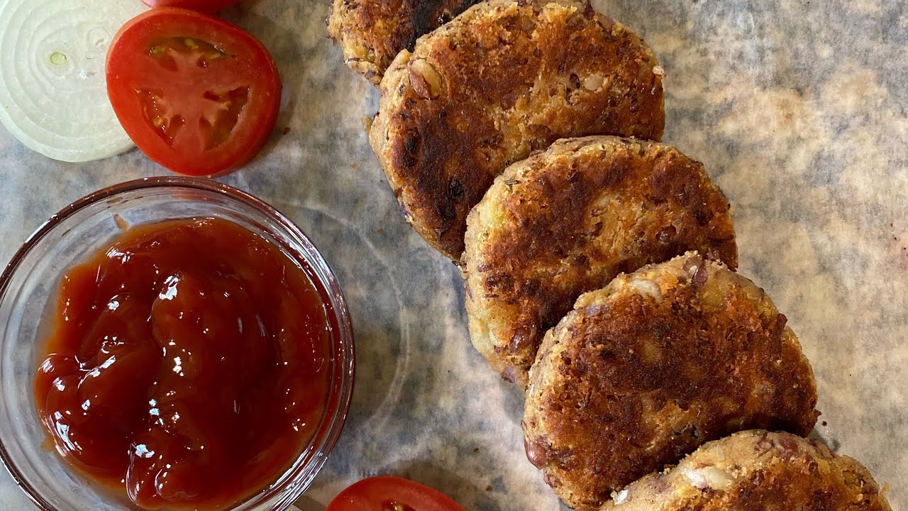 Black Beans Cutlets (राजमा कटलेट) - YouTube