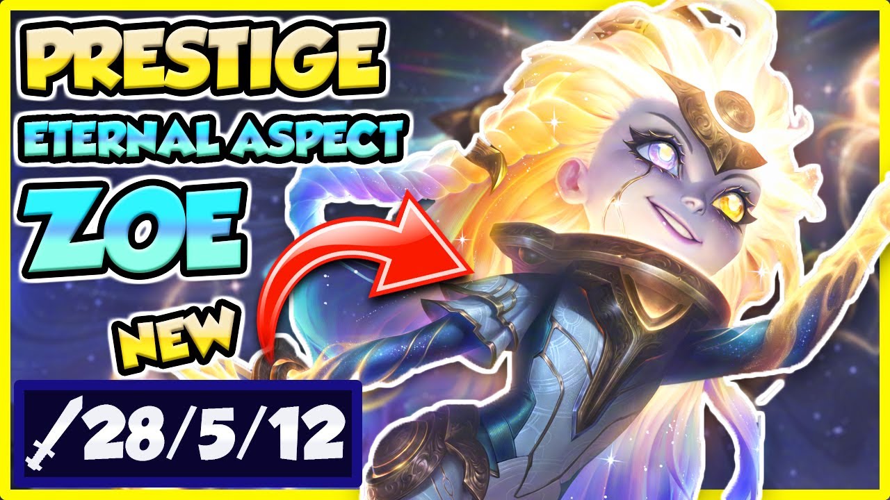 🌌 3 MIL MASTERY ZOE TRIES ETERNAL ASPECT ZOE! | New Zoe Skin | Erick ...