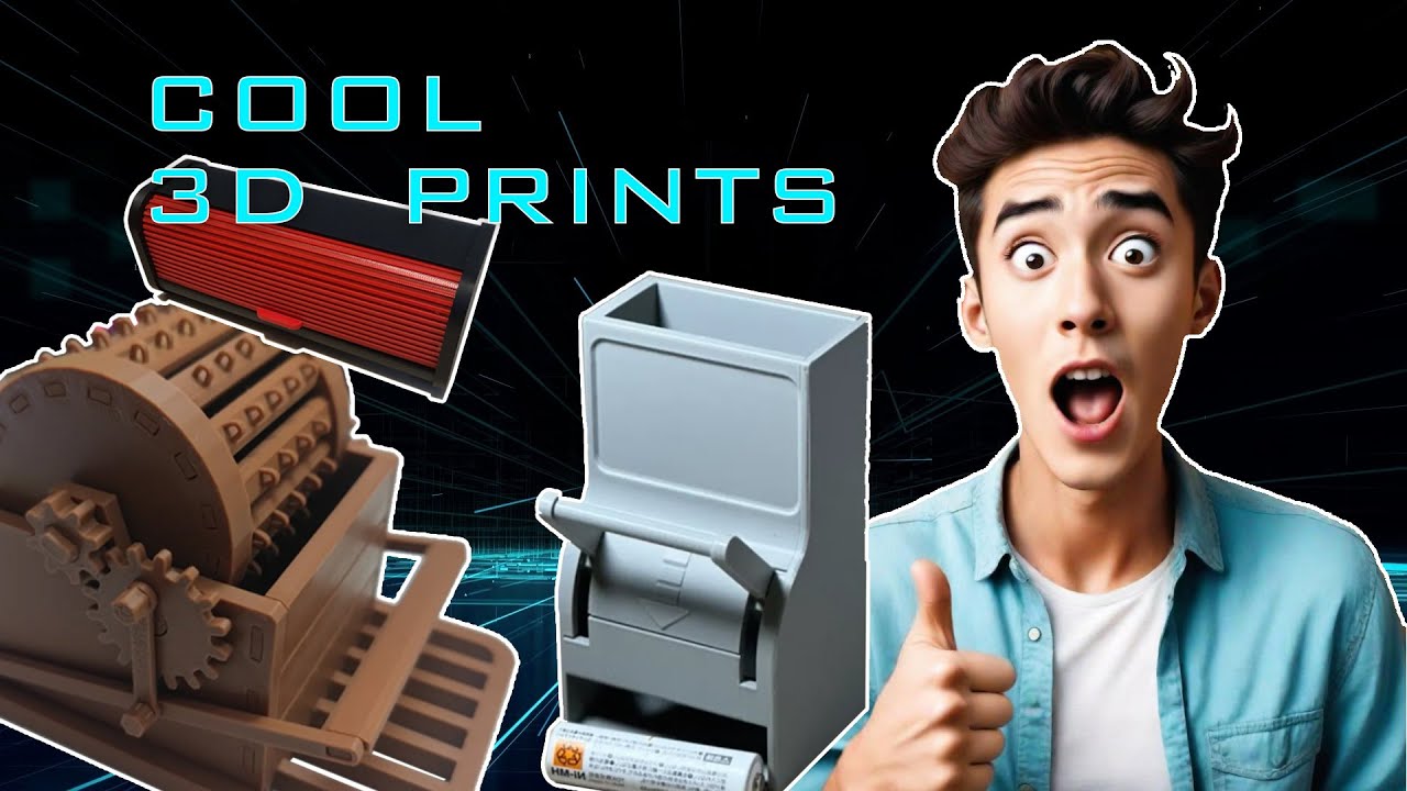 5 Creative 3D Printing Works You Must See | Cool 3D Prints! - YouTube